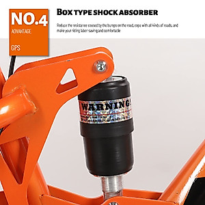 wavsurf Fat Tire Mountain Bike, 26'' 21 Speed Outdoor Snow Beach Hybrid MTB Racing Bikes for Adult, Comfort Cruiser Bicycle, Lightweight City Commuter Road Cycling, Dual Disc Brakes (A), 94x88x38cm