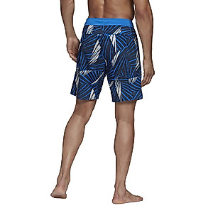 adidas Men's Graphic Tech Short Glory Blue 36"
