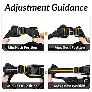 rabbitgoo Cat Harness and Leash for Walking, Escape Proof Soft Adjustable Vest Harnesses for Cats, Easy Control Breathable Reflective Strips Jacket, Black, XS