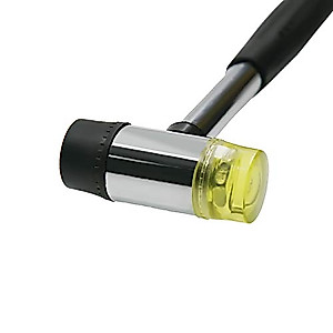 25mm Dual Head Nylon Rubber Hammer Jewelers Metal Mallet,Multipurpose, Doublesided & Lightweight Mallet Soft Hammer for Home Decoration Installation Hand Tool