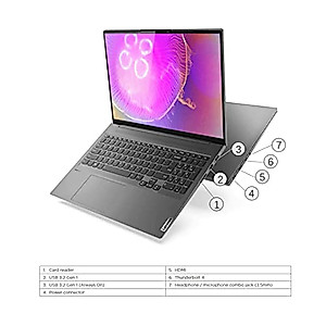 Lenovo 2023 Slim 7 Laptop 16" 2.5K 120Hz Touchscreen 14-Core Intel 12th Core i7-12700H Arc A370 Graphics 16GB RAM 2TB SSD WI-FI 6E Thunderbolt 4 Backlit Keyboard Windows 11 w/ RATZK 32GB USB