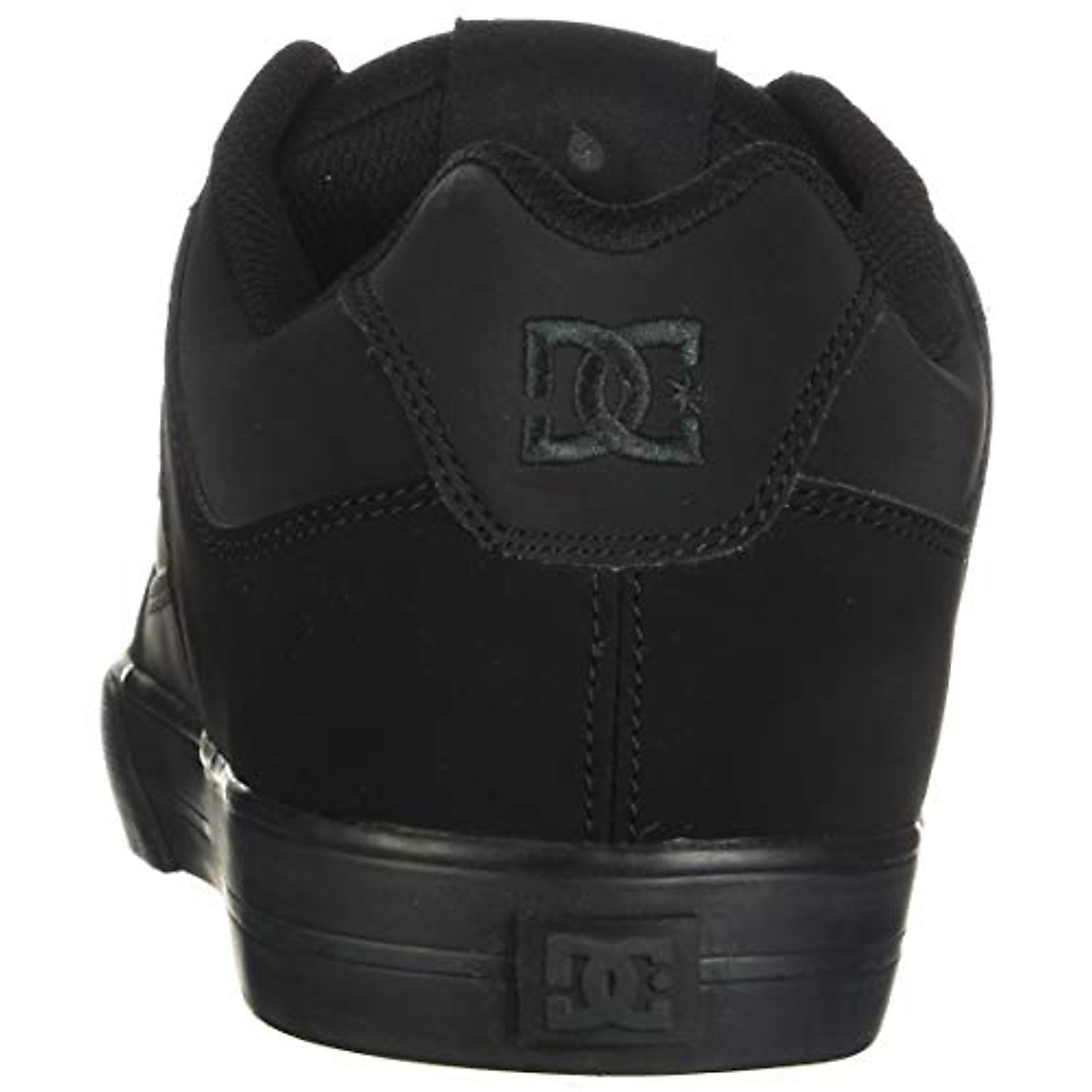 DC Men's Pure Casual Low Top Skate Shoe, Black/Pirate Black, 10 D US