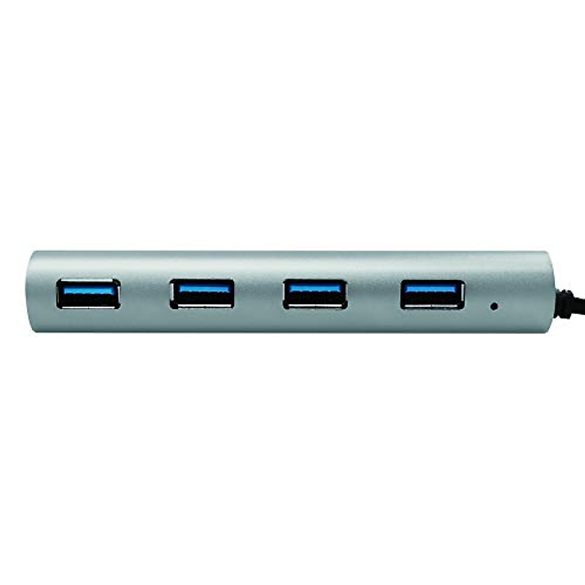 LogiLink USB Hub for PC/Laptop, Aluminium Housing Aluminium Silver 4-Port