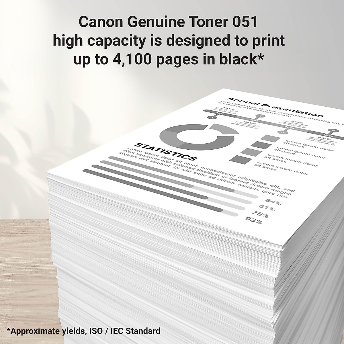 Canon Genuine Toner Cartridge 051 Black, High Capacity (2169C001), 1-Pack, for Canon imageCLASS MF264dw, MF267dw, MF269dw, LBP162dw Laser Printers