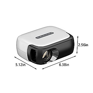 Mini Projector 1080P HD Portable Projector with 100 Inch Large Screen Home Apartment Must Haves Electronics Tech Gadgets Mini TV Birthday Gifts for Men Personalized Gifts
