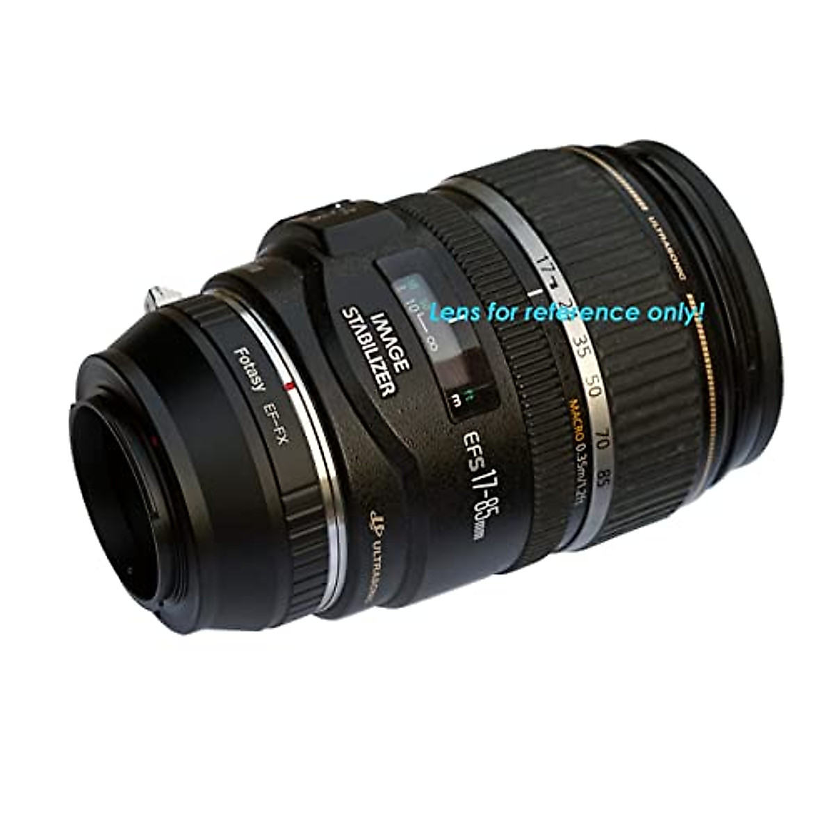 Fotasy Manual Cannon EF EF-S Lens to Fuji X Adapter, EOS EF to X Mount Adapter, Compatible with Fujifilm X-Pro1 X-Pro2 X-Pro3 X-E2 X-E3 X-A10 X-T1 X-T2 X-T3 X-T4 X-T10 X-T20 X-T30 X-T30II X-T100 X-H1