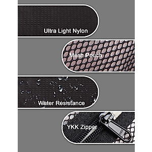 GOX Travel Toiletry Bag,Dopp Kit Case,Ultra-Light Cosmetics Bag Makeup Organizer(Black)