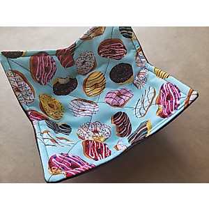 Frosted Donuts Microwave Cozy Sweet Treat Reversible Microwaveable Bowl Holder Doughnut Themed Gifts
