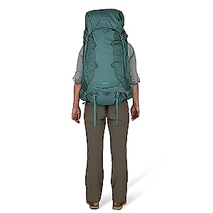 Osprey Viva 65L Women's Backpacking Backpack, Tunnel Vision Grey