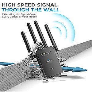 【2022 WiFi Extender】 WiFi Range Extender Signal Booster up to 8500sq.ft & 45 Devices, Internet Wi-Fi Booster and Signal Amplifier for Home, Long Range Wireless Repeater with Ethernet Port, Easy Setup