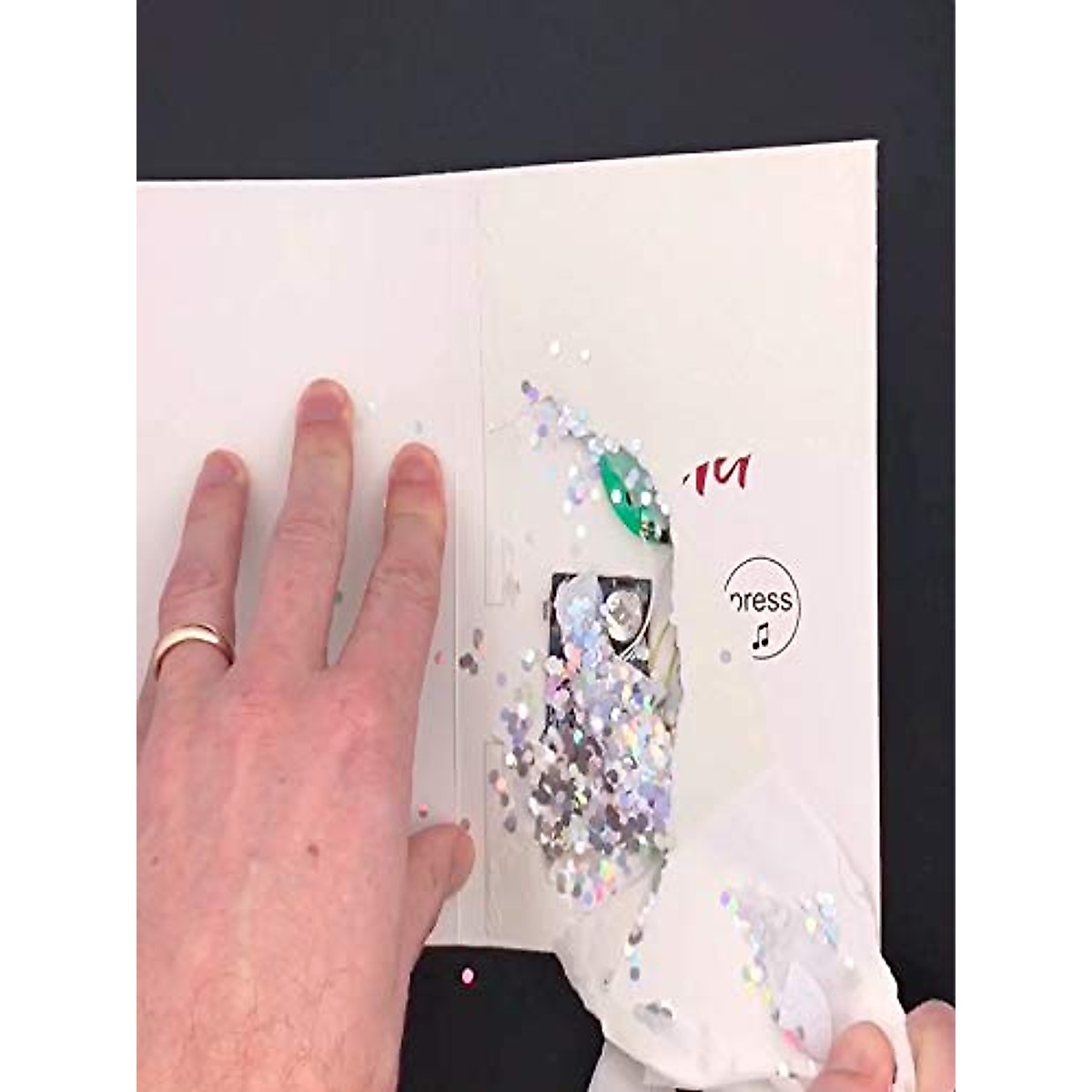 Joker Happy Birthday Prank Card with Glitter & Press Button Activation 3+ Hours