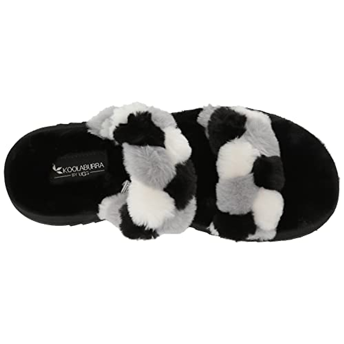 Koolaburra by UGG Women's YA-Baby Slide Sandal, Black Multi, 5