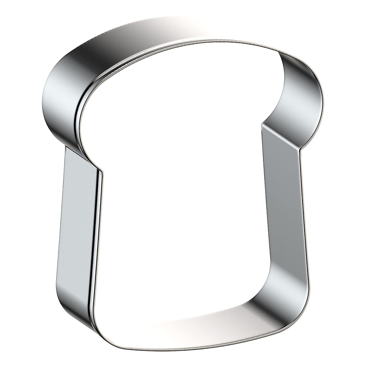 Slice of Bread Cookie Cutter Set - 5", 4", 3", 2" - 4 Piece Toast Food Cookie Cutters Shapes - Stainless Steel