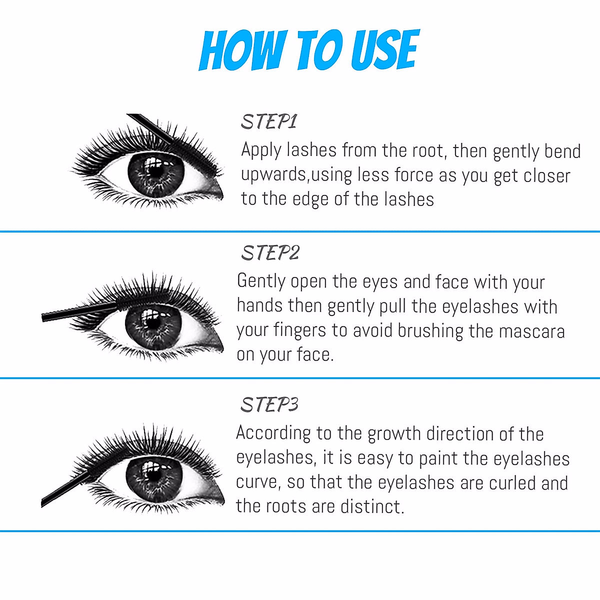 Mascara for Older Women, Mascara for Seniors with Thinning Lashes Waterproof Mascara Black Volume and Length, Hypoallergenic Mascara for Sensitive Eyes for Mature Women (1 Pack)