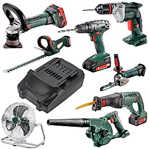 ZOVAS 18V Battery Replacement for Metabo 6.25468, 6.25469, 6.25469.00, 6.25499 SSD 18 LTX, SSD 18 LTX 200 BL, SSD18 LT, SSD18 LTX, SSE 18 LTX Compact, SSW 18, SSW 18 LT