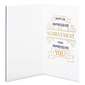American Greetings Master's Degree Graduation Card (Impressive Achievement)