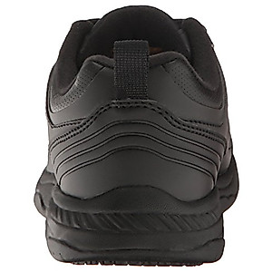 Skechers for Work Women's Dighton Bricelyn Wide Work Shoe, Black, 7.5 W US