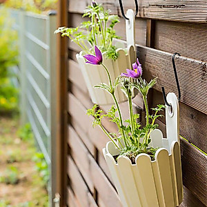 Vindar 3 Pack 6 Inches Bird Feeder Hook Heavy Duty Big S Hooks Hangers for Kitchen, Office, Wind Chimes, Lanterns, Gardening Tools, Hummingbirds Feeders, Bird House, Lanterns