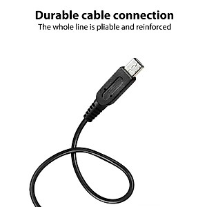 2Pc 10ft PS3 Controller Charger Cable - USB Data Charging Cord for Sony Playstation 3 Wireless Controller, Digital Camera Cellphone and Laptop
