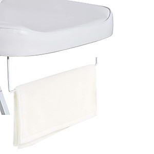 Paddie Professional Tattoo Bed Chair Adjustable Folding with Storage Pocket and Towel Hook for Client/Esthetician, Spa/Facial Care/Lash Extension/Massage/Wax, White