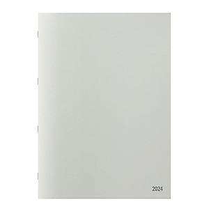 Midori 22283006 Flat Diary Notebook Refill, 2024, A5, Monthly (Starts October 2023) (A4)