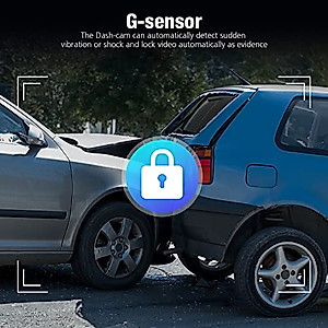 Sarmert Dash Cam Front and Rear with 64GB SD Card, 4K Car Dashcam+1080P Backup Camera Built-in 5G WiFi GPS, Small Dual Dash Camera for Cars with WDR Night Vision, 170° Wide Angle, 24H Parking Mode