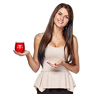 Funny Bone Products Nurse Gifts For Women RN – Good Day, Bad Day, Don’t Ask Novelty Wine Glass 15 OZ – Funny Gifts For Nurses, For Women, For Men, RN Nursing Gifts, CoWorker Gift, Nursing Students