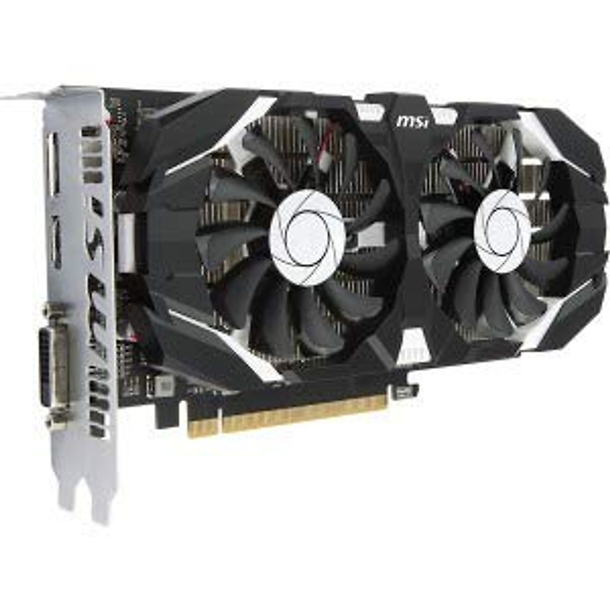 MSI 4GB NVIDIA GeForce GTX 1050 TI OC GDDR5 DVI/HDMI/DisplayPort PCI-Express Video Card