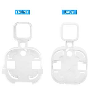 HOLACA Outlet Wall Mount Hanger for eero 6 Dual-Band mesh Wi-Fi 6 Router, Space Saving Holder, Easy Moved, Cord Management for eero 6 Without Messy Wires and Screws (1 Pack)