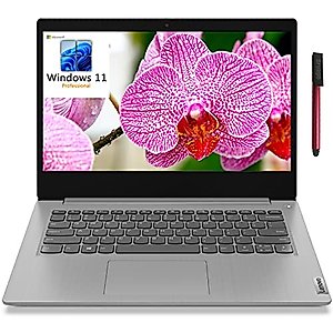 [Windows 11 Pro] 2022 Lenovo IdeaPad 3 14" FHD Business Laptop, Intel Quad-Core i5 10210U up to 4.2GHz, 20GB DDR4 RAM, 1TB PCIe SSD, 802.11AC WiFi, Bluetooth 5.0, Platinum Grey, 64GB Flash Drive