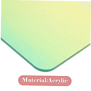 EXCEART Rubber Cutting Board 6 Pcs Plate Clamp Exam Paper Clips File Clipboards Document Holder Business Office Plastic Test Paper Holder Office Supplies Clipboards Clipboard for Office