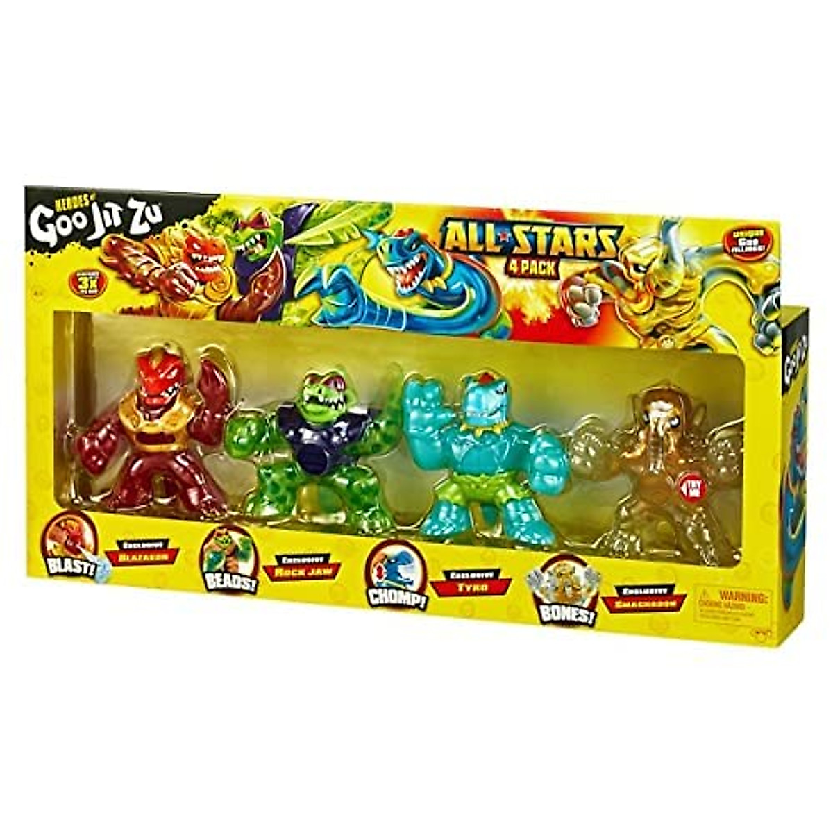 Heroes of Goo Jit Zu Special Edition Box Set Pack (All Star 4 Pack)