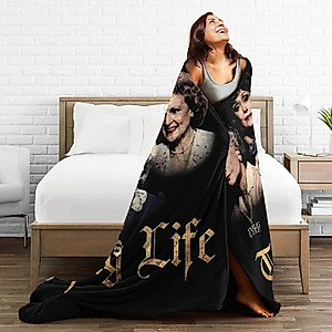 Golden Girls Fleece Throw Blanket for Couch, Soft, Plush, Fluffy, Warm, Microfiber, Lightweight, Cozy – Perfect for Bed, Sofa