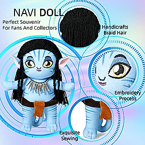 LG LOUIS GARDEN Plush Toys, Halloween Decoration, Cute Stuffed Aniaml Plushies Toy Kawaii Na'vi Baby Doll Birthday Gifts for Boys Girls Kids Adults Movies Fans