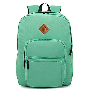 abshoo Classical Basic Womens Travel Backpack For College Men Water Resistant Bookbag (Turquoise)