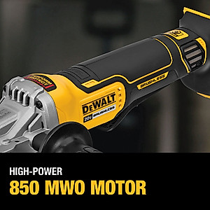 DEWALT 20V MAX Angle Grinder Tool, Cordless, 4-1/2 inch, POWERSTACK Battery and Charger Included (DCG413H1)