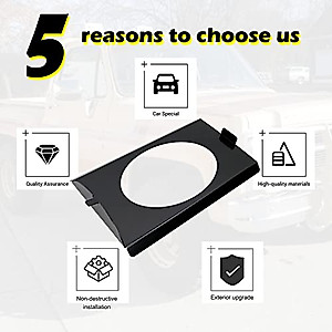 Sporacingrts Behind Seat Speaker Brackets Compatible with 1973-1987 Chevy GMC C10 Behind Seat Cab Corner Pickup for 6x9 Speakers