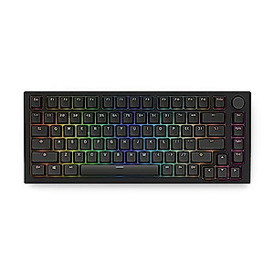 Glorious Gaming ABS V2 Doubleshot 147-Keycap Set (ISO) - Premium OEM Profile in Classic Black - Spanish Layout for RGB Backlit Mechanical Keyboards