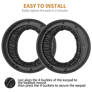 Pulse 3D Replacement Ear Pads Cooling Gel PS5 Headset Earpads, Upgrade Ear Cushions Cups Accessories Replacement for Sony Playstation 5/PS5/Pulse 3D Wireless Gaming Headset (Black)