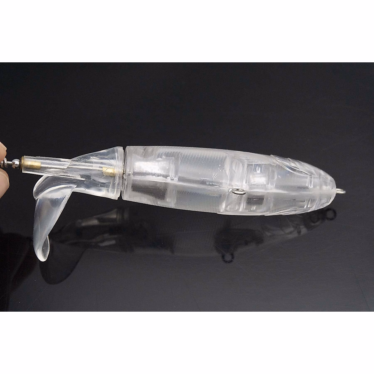 5PCS Unpainted Lure Blanks 14.19g 10.7cm with Free Special Eye Crankbait Simulation Blank Body Clear Hard Baits Trout Salmon Minnow Lure Popper Lures Topwater Freshwater 8339L