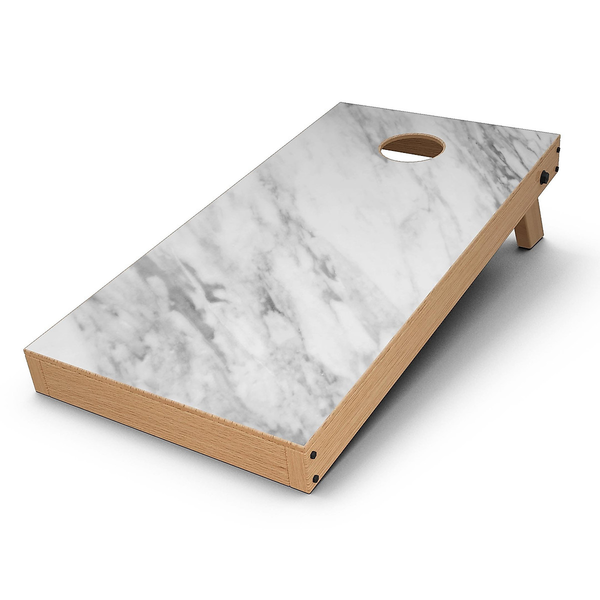 Design Skinz Marble Skin Set for Cornhole (Skin Only) - Slate Marble Surface V10