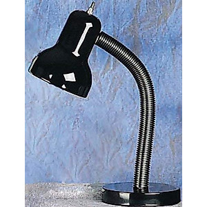 Lite Source LS-211BLK Goosy 15-Inch 60-Watt Desk Lamp, Black