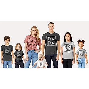 Teeny Fox Baby Bodysuit Letter Printed Family Cute Matching Outfits Couple Shirts