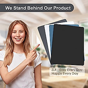 ZLR Coffee Mat - 12" x 20" Middle Absorbent Kitchen Drying Mat for Dishes - Easy to Clean Coffee Bar Mat for Countertop, Coffee Maker, Espresso Machine - Milk White