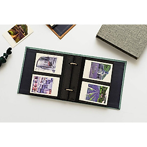 Fancyme 100 Pockets Instax Mini Photo Album Film Book Compatible with Fujifilm Instax Mini LiPlay 11 9 8 7s 90 70 25 Instant Camera 3 Inch Picture Name Card Holder (Beige)