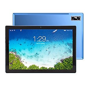 10 inch Android 10 Tablet PC with 2 SIM Slot, 4GB 64GB ROM 128GB Expandable, MT6750 8 Cores 2.4G 5G Tablet with 2MP 5 MP Camera,Phone Calling, Bluetooth GPS, 6000mAh