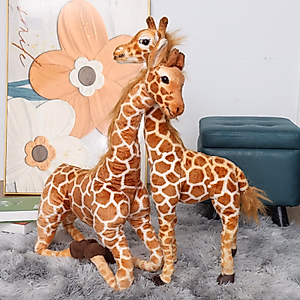 BARMI 31.49" Tall Giraffe Stuffed Animal Plush Toy for Nursery Decorations