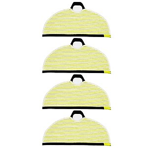 HIFROM RV2001WD Replacement Mop Pads Compatible with Shark RV2001WD RV2002WD AV2001WD RV2000WD Robot Vacuum,Shark Vacmop Pads Refills 4 Pack