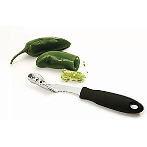 Jalapeno Pepper Corer, Stainless Steel Chili Corer Remover, JALAPENO Pepper Corer, Pepper Cutter Corer Slicer Tomato Fruit Kitchen Tools
