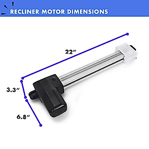 Okin Refined-R Model: JLDQ-11 & JLDQ-1A JLDQ 11.156.333 Recliner Motor Replacement